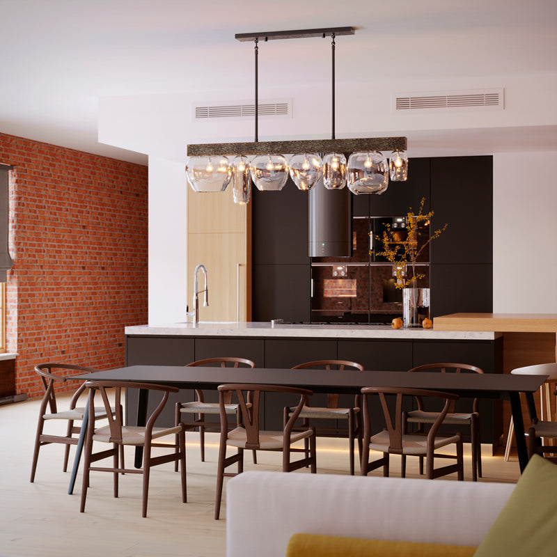 Gaia Linear 7 Chandelier – thomascooperstudio
