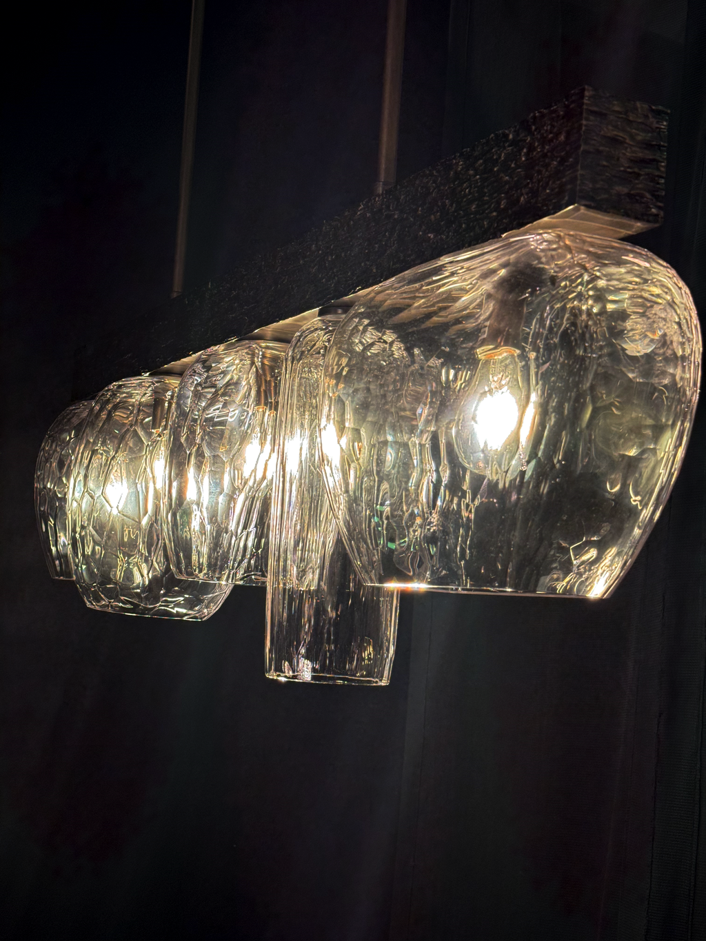 Gaia Linear 5 Chandelier – thomascooperstudio